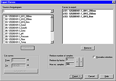 How to export results